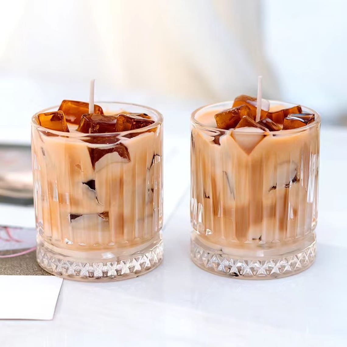 Iced Coffee Candle Caramel Latte Thanksgiving Gift - Etsy