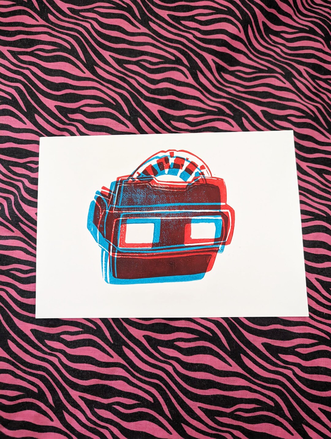 Retro Toy Viewfinder Lino Print – A5 - Etsy