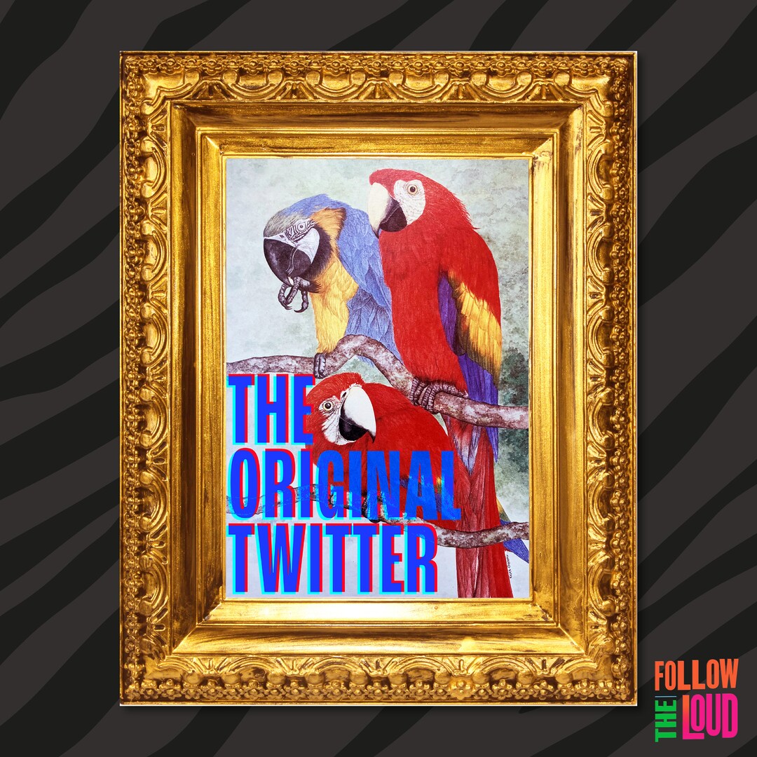 The Original Twitter Wall Print - Etsy
