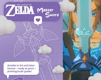 Master Sword foam Template - Etsy