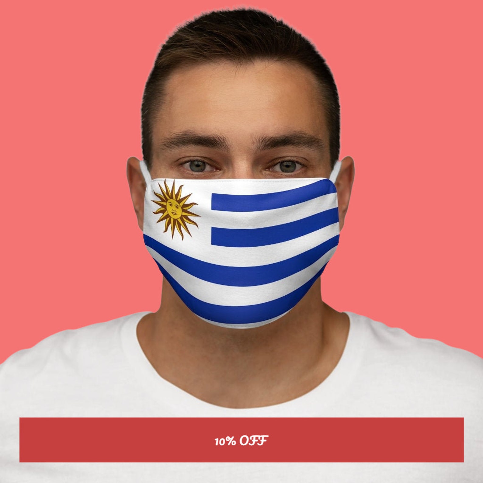 Uruguay flag face mask High quality Materials AMAZING | Etsy