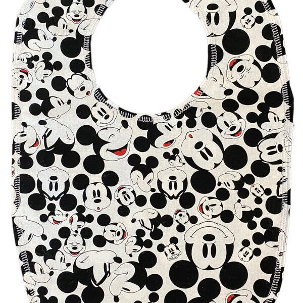 Mickey Mouse Bib - Etsy
