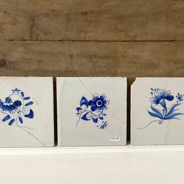 Blue and White Delft Tiles - Etsy