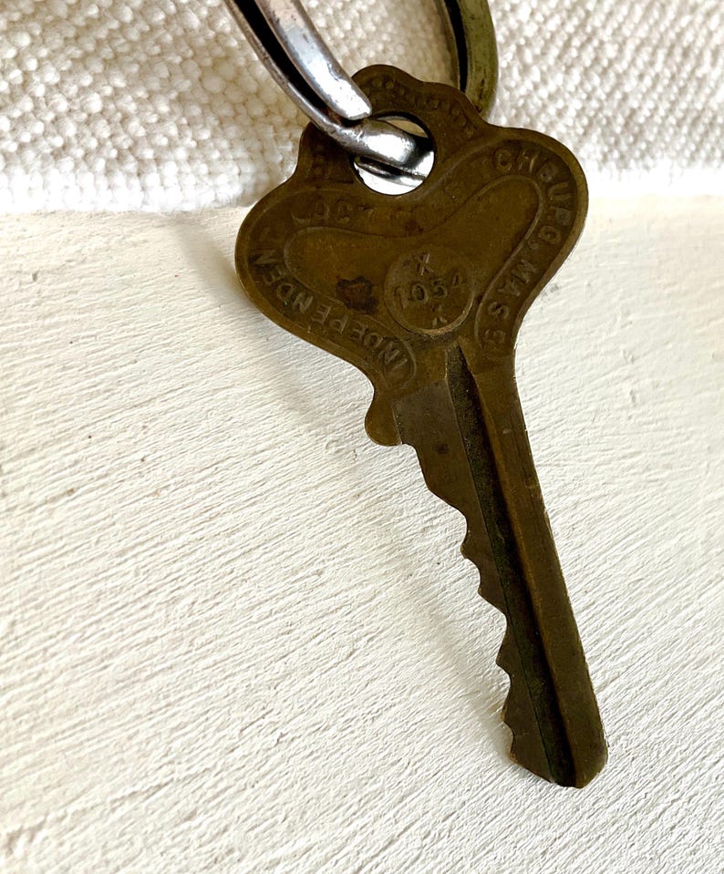 Vintage Keys on Keychain, Skeleton Key, Other Keys Corbin New Britain ...