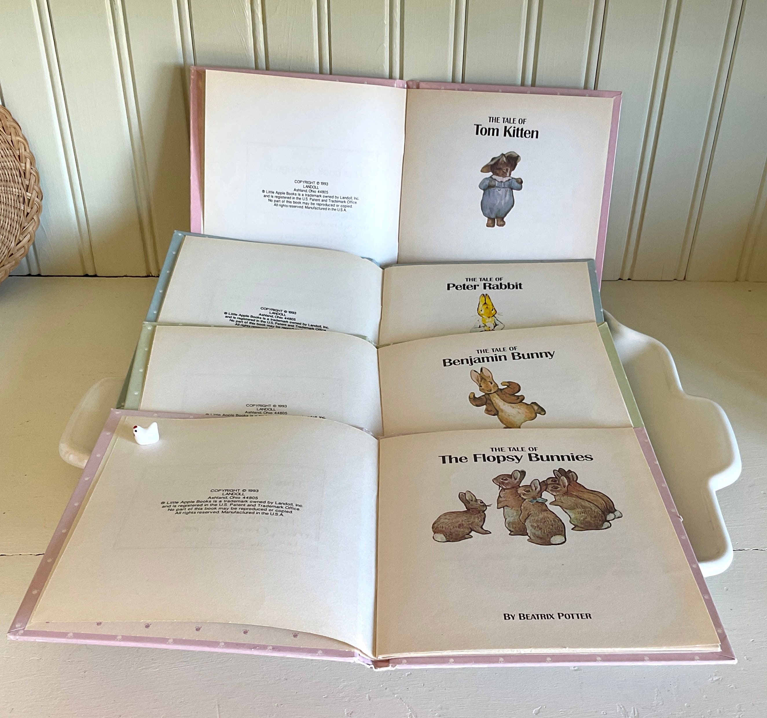 Vintage Peter Rabbit Book Set Tom Kitten Flopsy Bunnies - Etsy