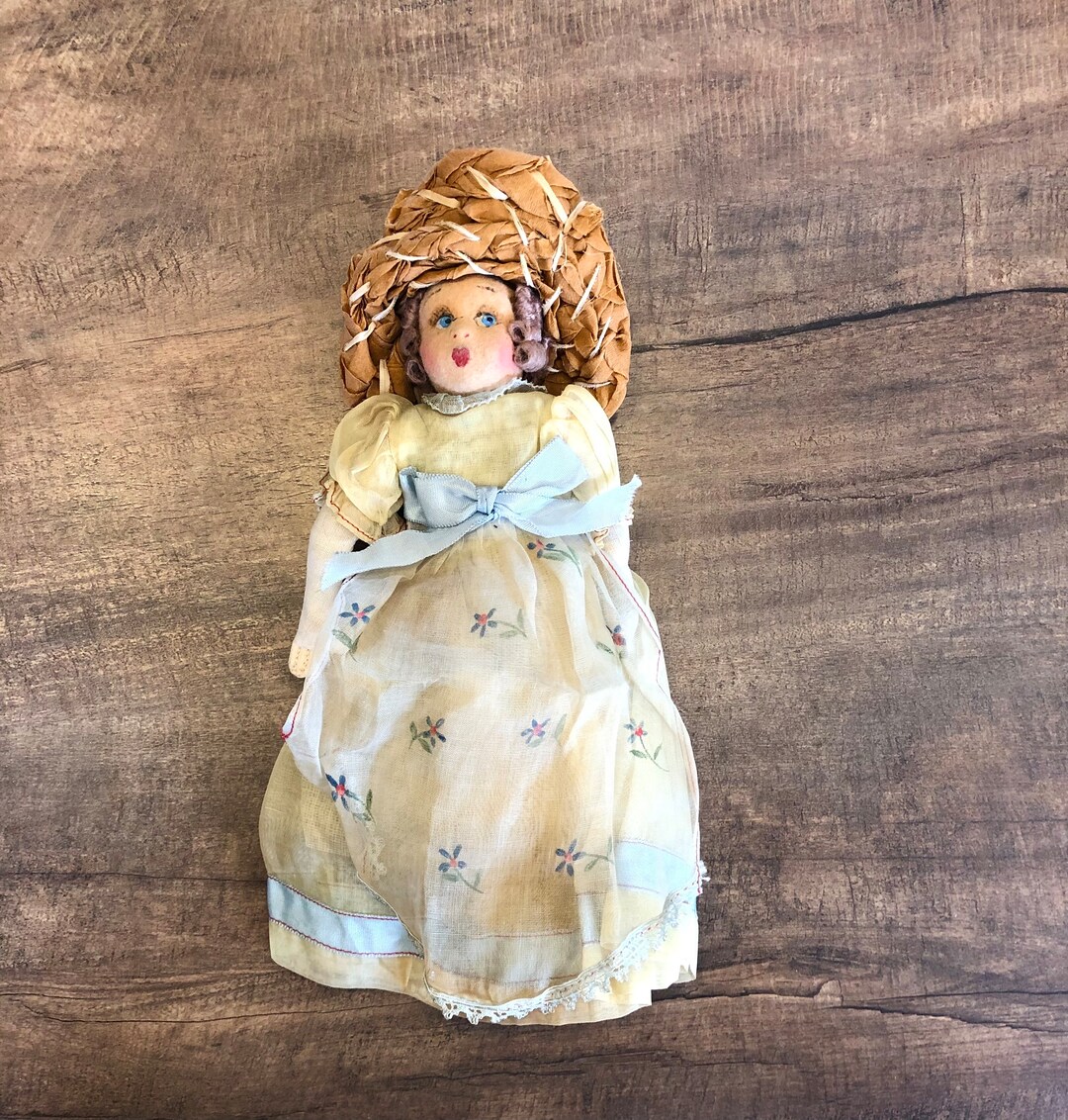 Antique Doll Early Lenci 8.5” Italian Doll C1920s, French Provencal ...