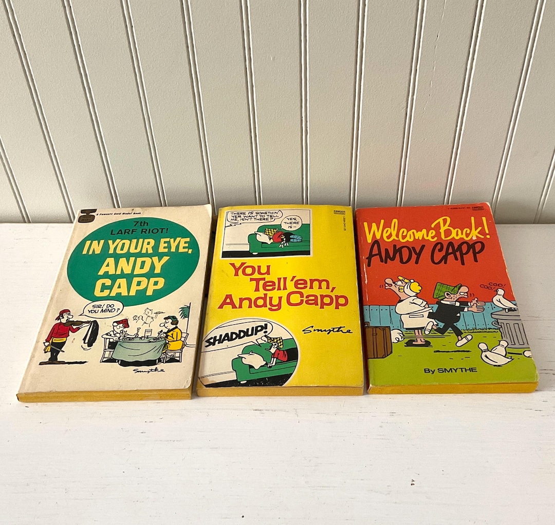 Vintage Andy Capp Books, Set of 3 Paperback Cartoon Books, Smythe, 1967 ...