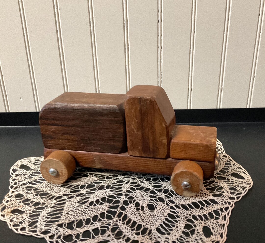 Vintage Wood Truck 1970s Community Playthings Vehicle, Child’s Push Toy ...