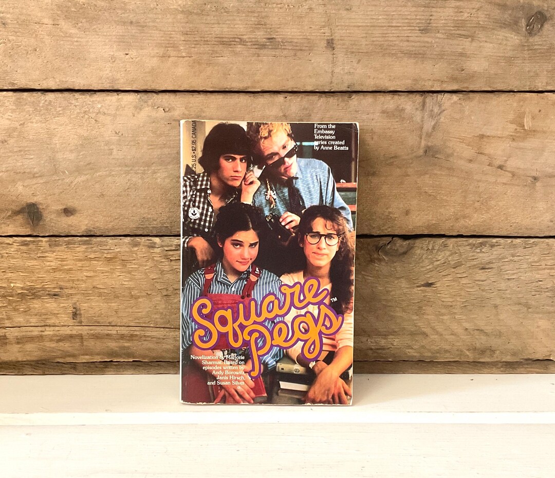 Vintage Square Pegs Book, 1980s TV Show Sitcom, Scholastic Paperback ...