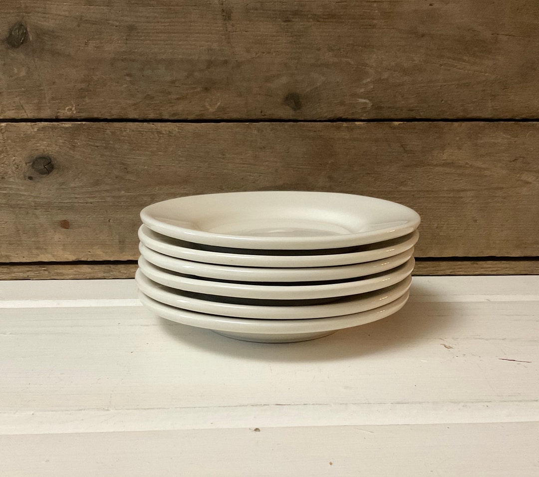 Vintage CAC Small Plates 5, Set of 6 Restaurant Ware Vitrified China ...