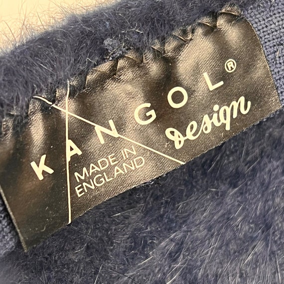 60s Blue Kangol Furgora Mayfair England Angora Fur Be… - Gem