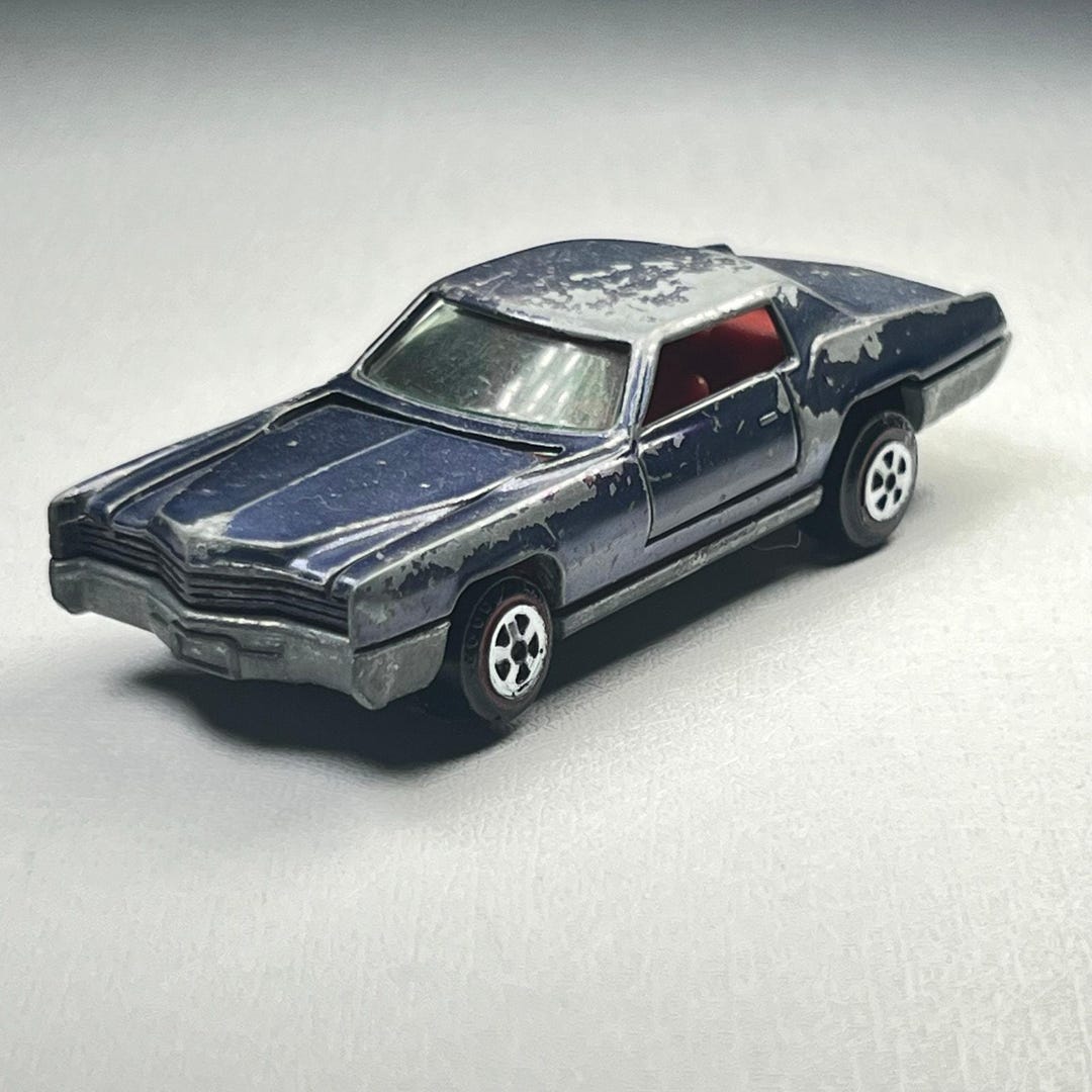 Vintage Topper Johnny Lightning Custom Purple Eldorado Red Interior ...