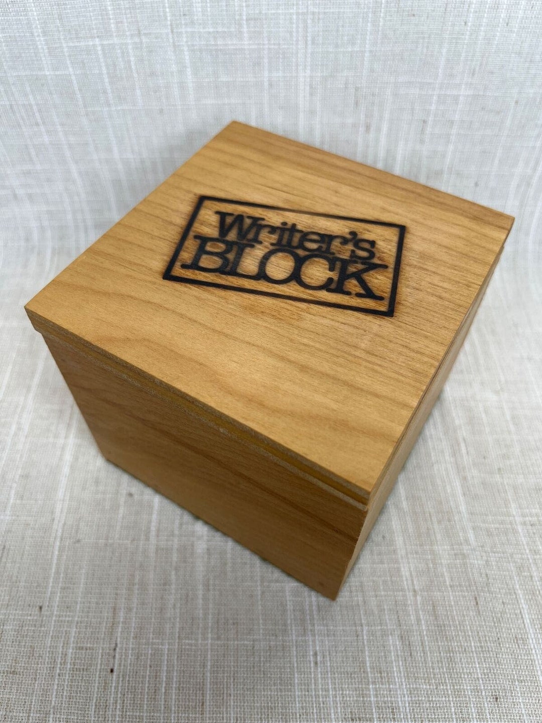 Vintage Writers Block Trinket Box Desk Accessory Author Journalist Gift ...