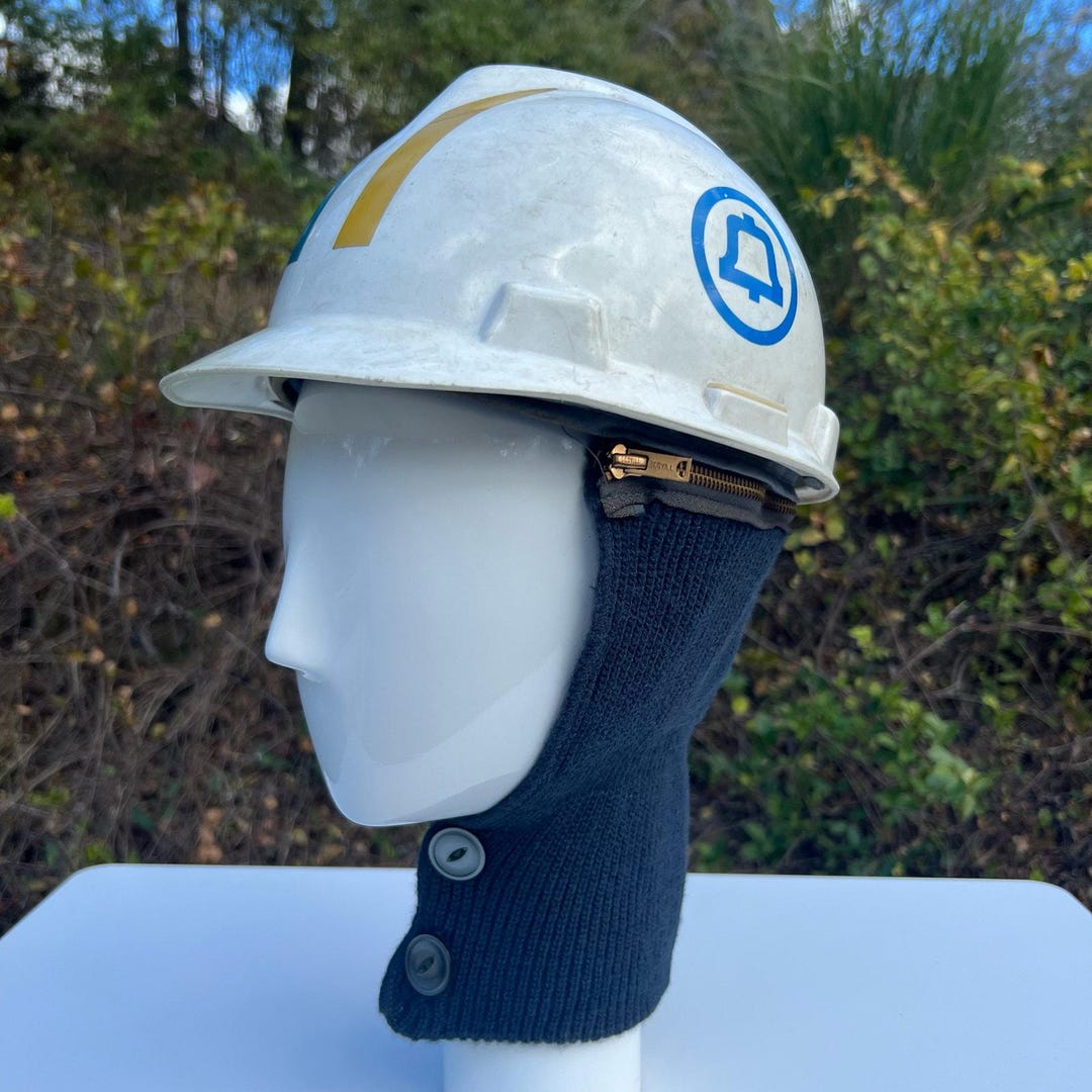 Vintage Bell Telephone Lineman Hard Hat: MSA Rib Helmet With Winter ...