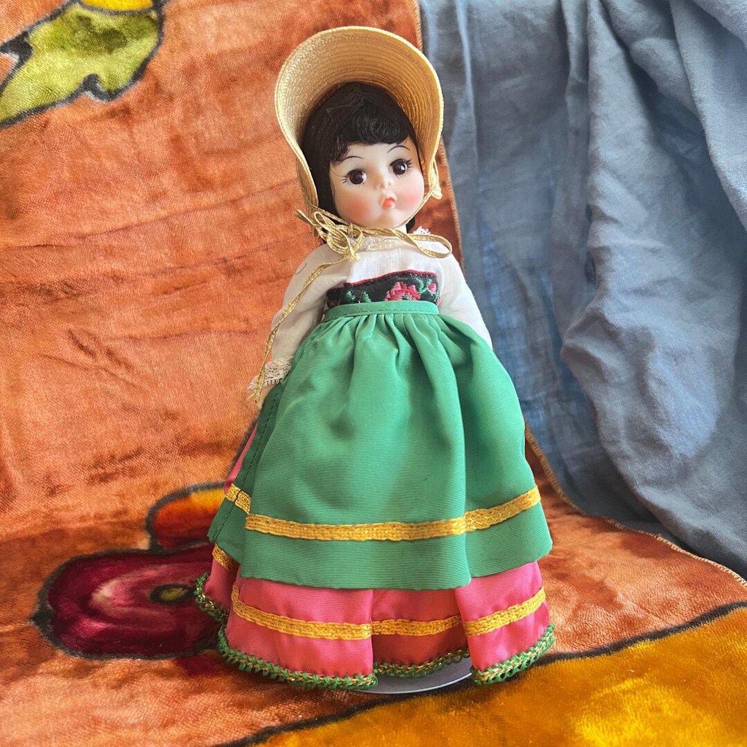Vintage 80s Madame Alexander Italy Italian 593 Doll 8 Inch Stand ...