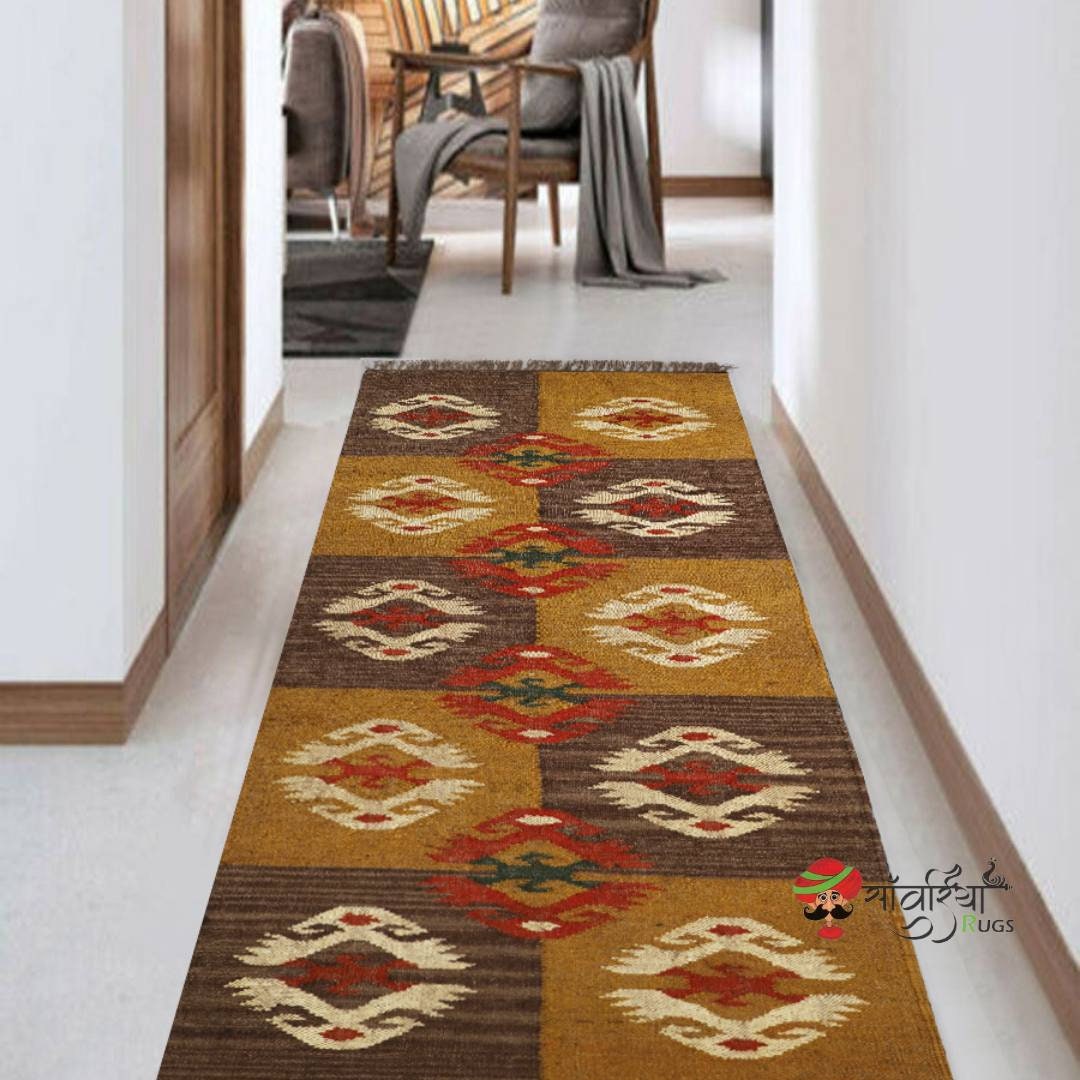 Kilim Runner Rug, Handmade Turkish Kilim Runner, Vintage Hallway Rug ...