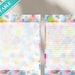 Bubbles Glow Printable Stationery Paper Colorful Bubbles, Party Journal ...