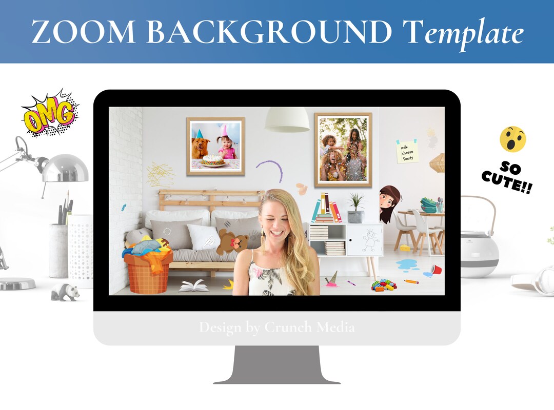 ZOOM Background Template, Wallpaper, Virtual, Backdrop, Meeting, Office ...