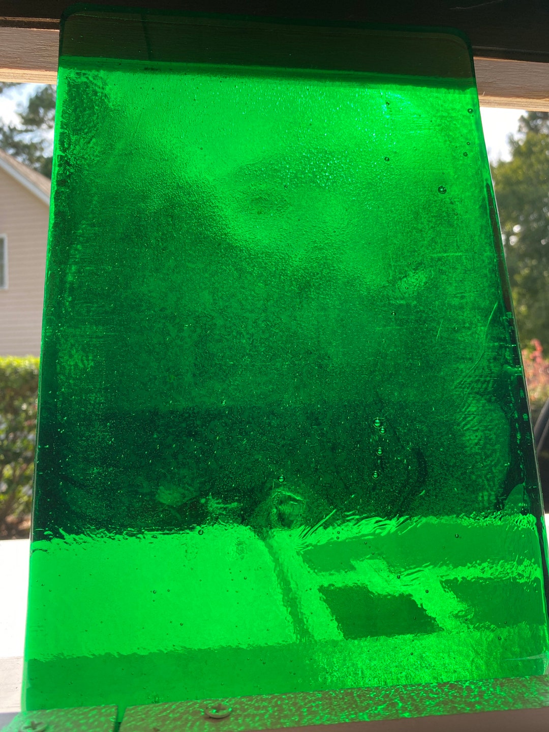 Blenko Dalle De Verre - 5390 Light to Medium Green - Etsy