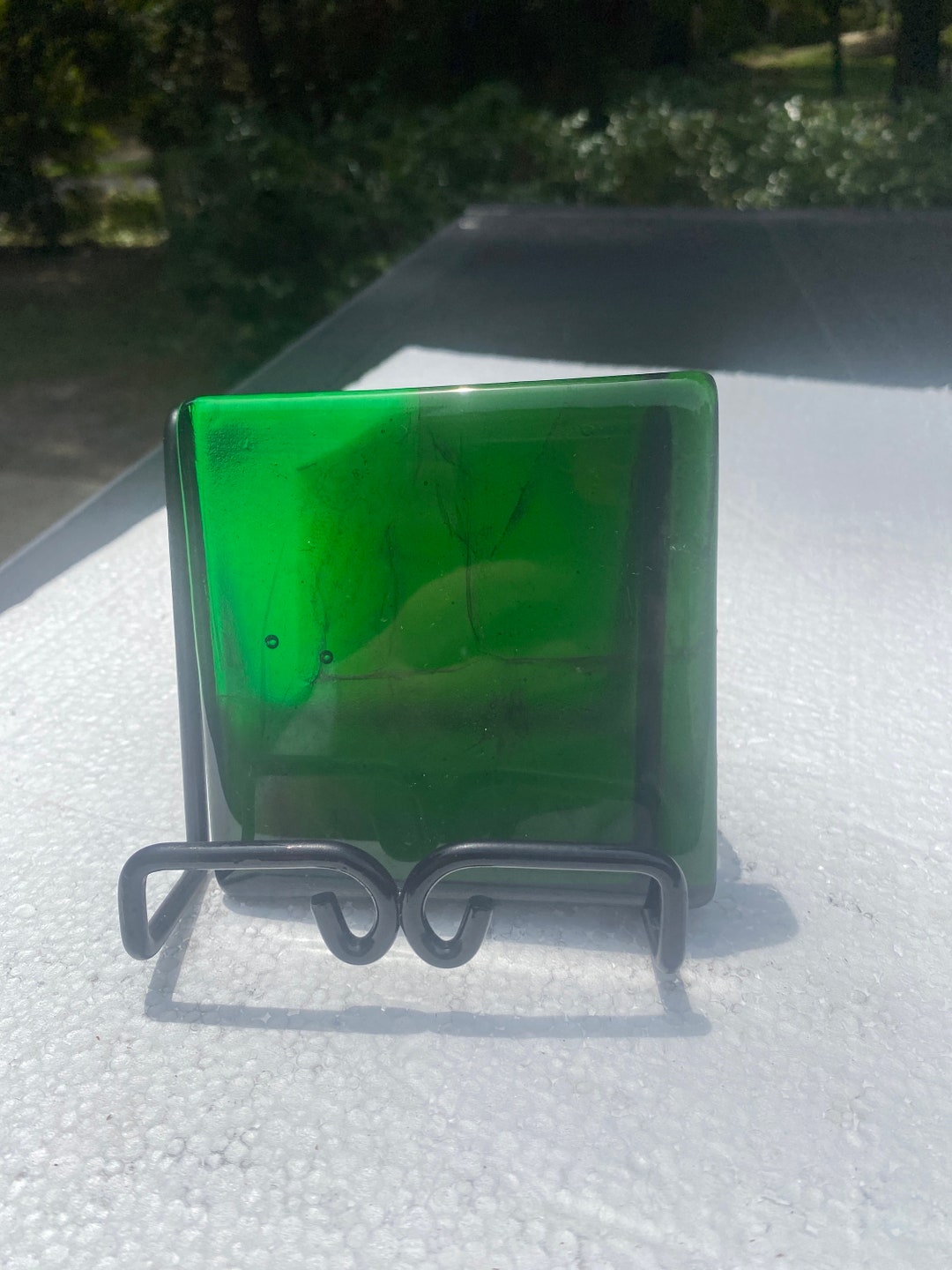 Blenko Architectural 4 Inch Glass Tile 3150 Hunter Green - Etsy