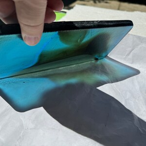 Architectural 10 Inch Glass Panel - 6271 Light Blue/turquoise With ...