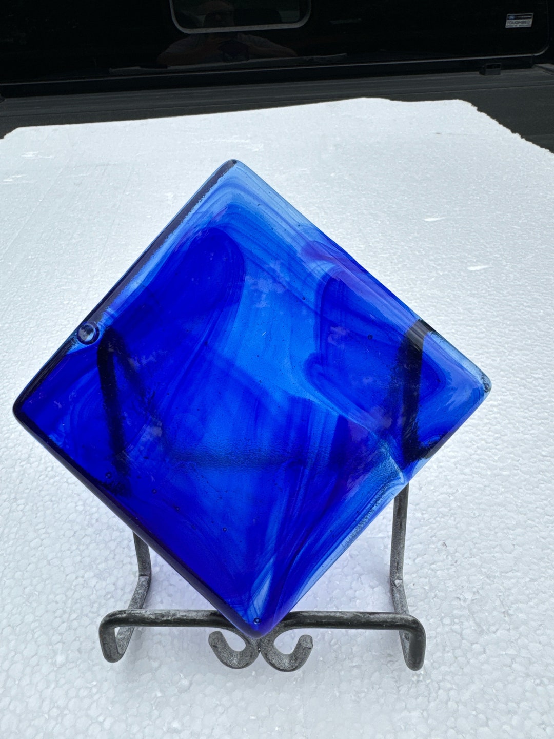 Blenko Architectural 4 Inch Glass Tile 3205 Clear With - Etsy