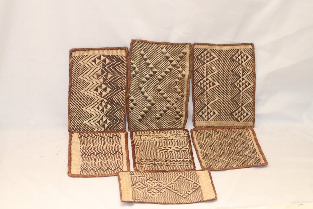 Table Mats/ Tonga Place Mats/decorative Baskets/ Basket Décor/african ...