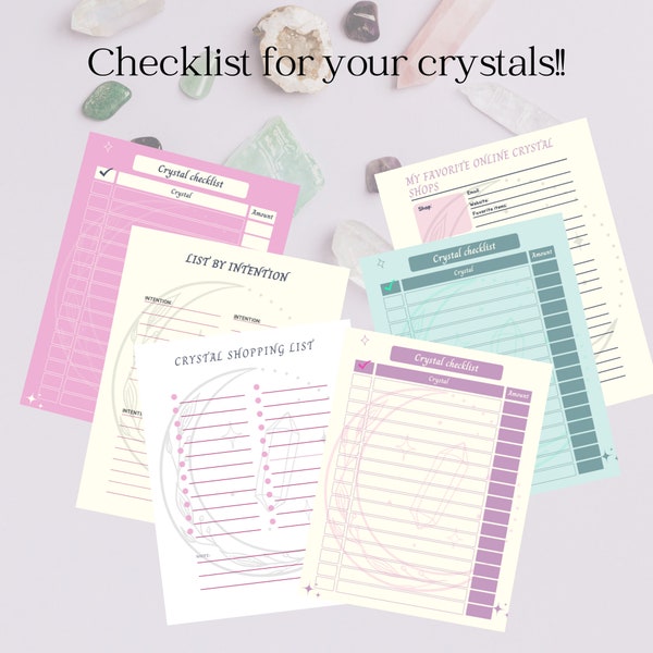 Healing Checklist - Etsy