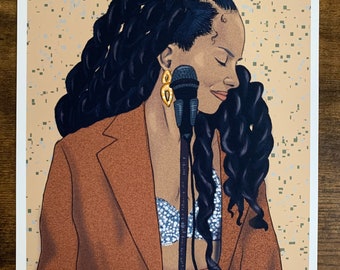 Alicia Keys Drawing - Etsy