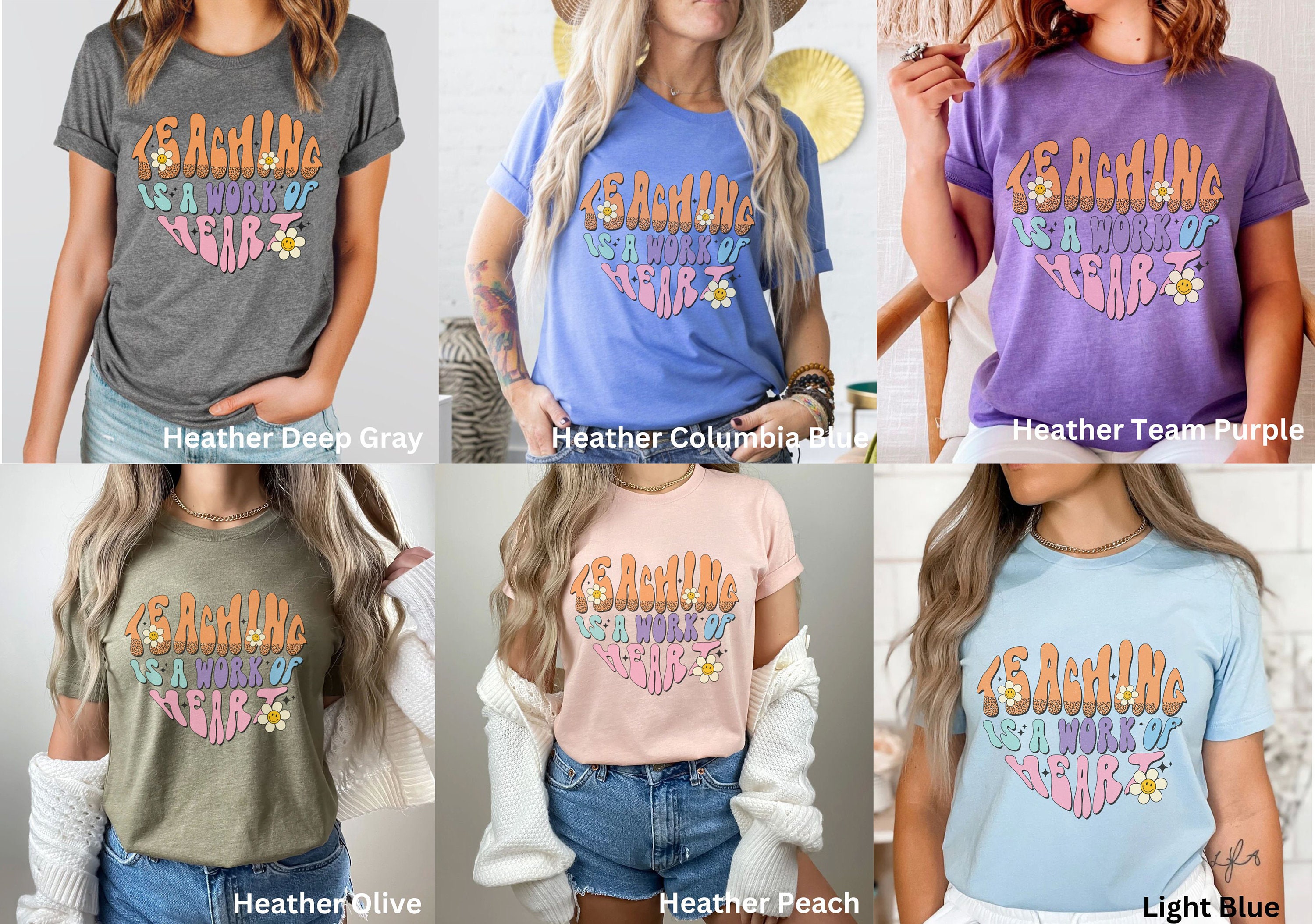 Teacher Shirt Team Teacher Tee Learning Shirt Teach Love - Etsy