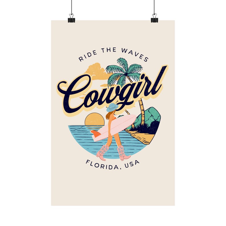 Aloha Howdy Posters Coconut Girl Room Decor Preppy Western - Etsy