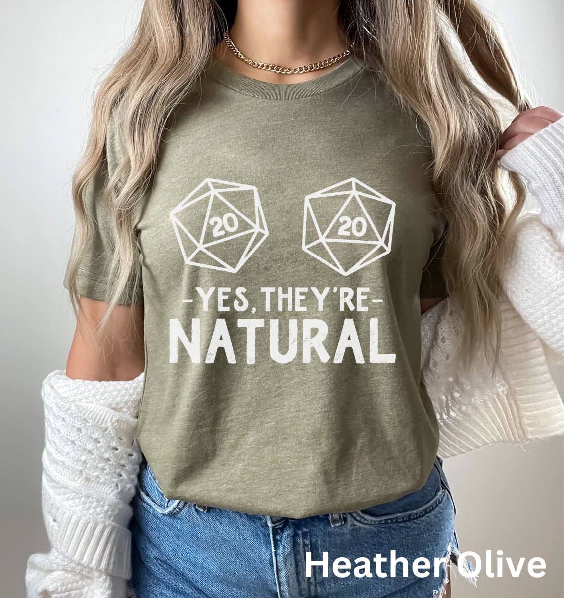 Yes They're Natural Shirt, Dungeon and Dragons Shirt, DND Shirt, Dnd T Shirts, Dnd Gifts, Dnd ...