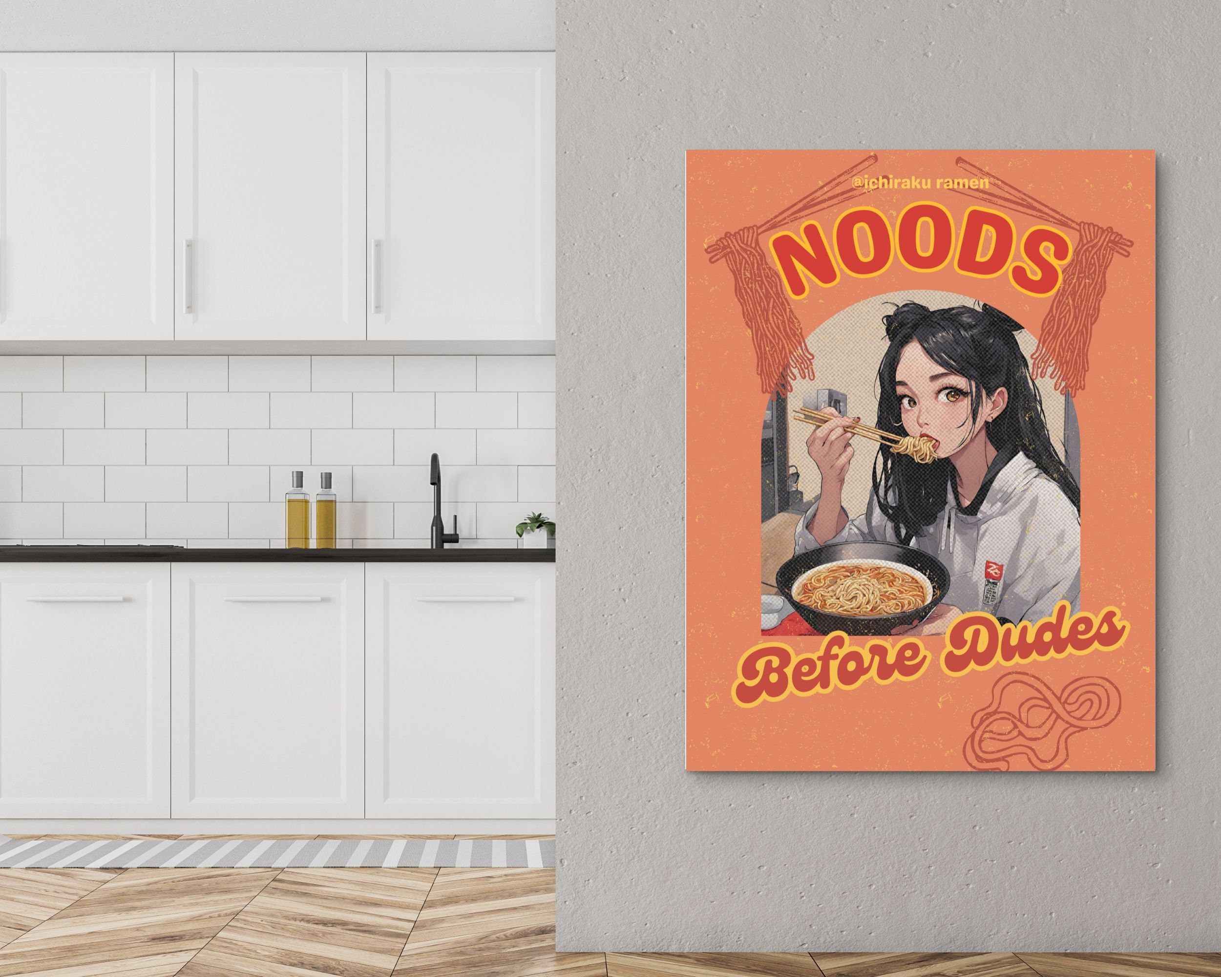 Ramen Posters Girly Ramen Lover Print Ramen Gifts Anime Ramen Bowl ...