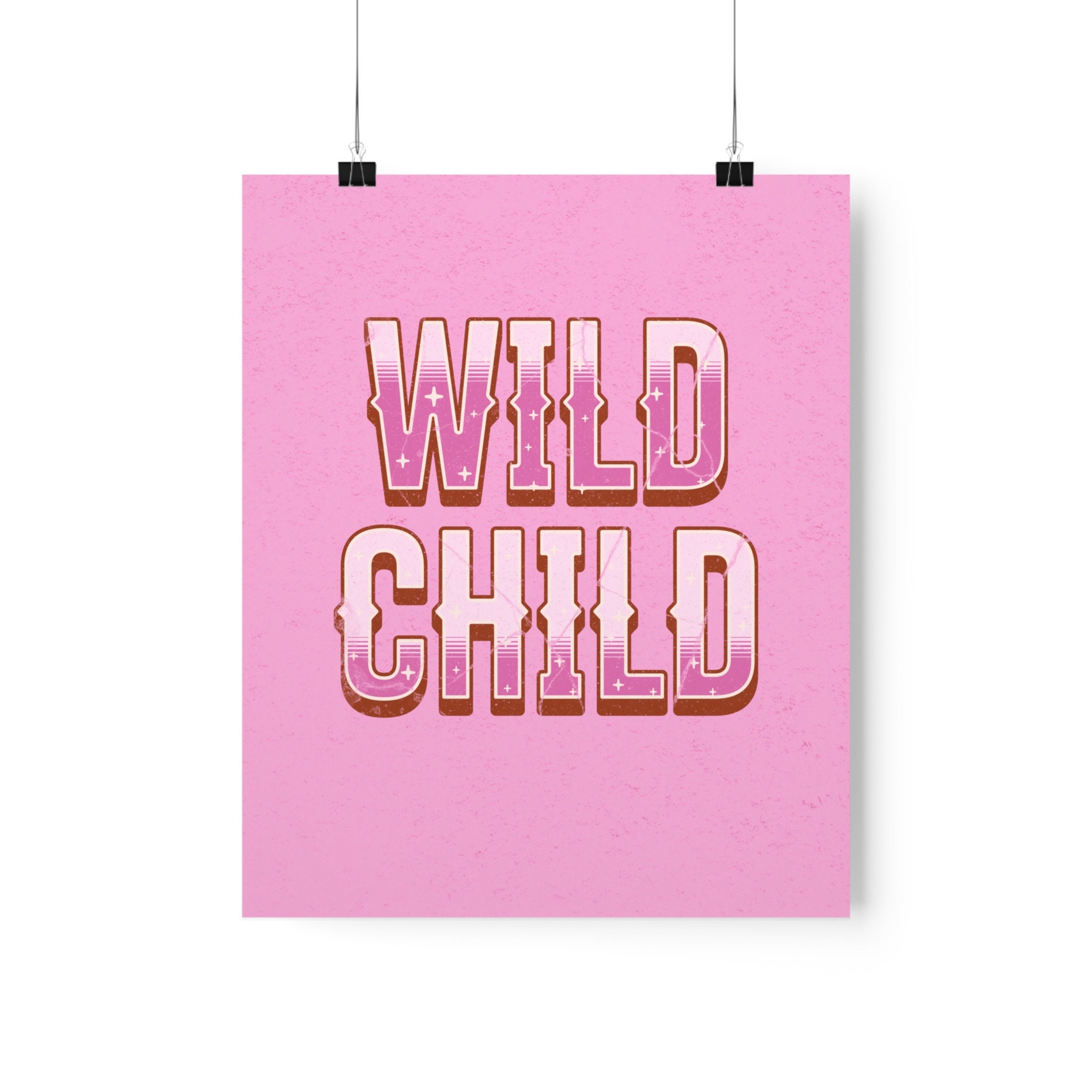 Wild Child Howdy Posters Coconut Girl Room Decor Preppy Western Wallart ...
