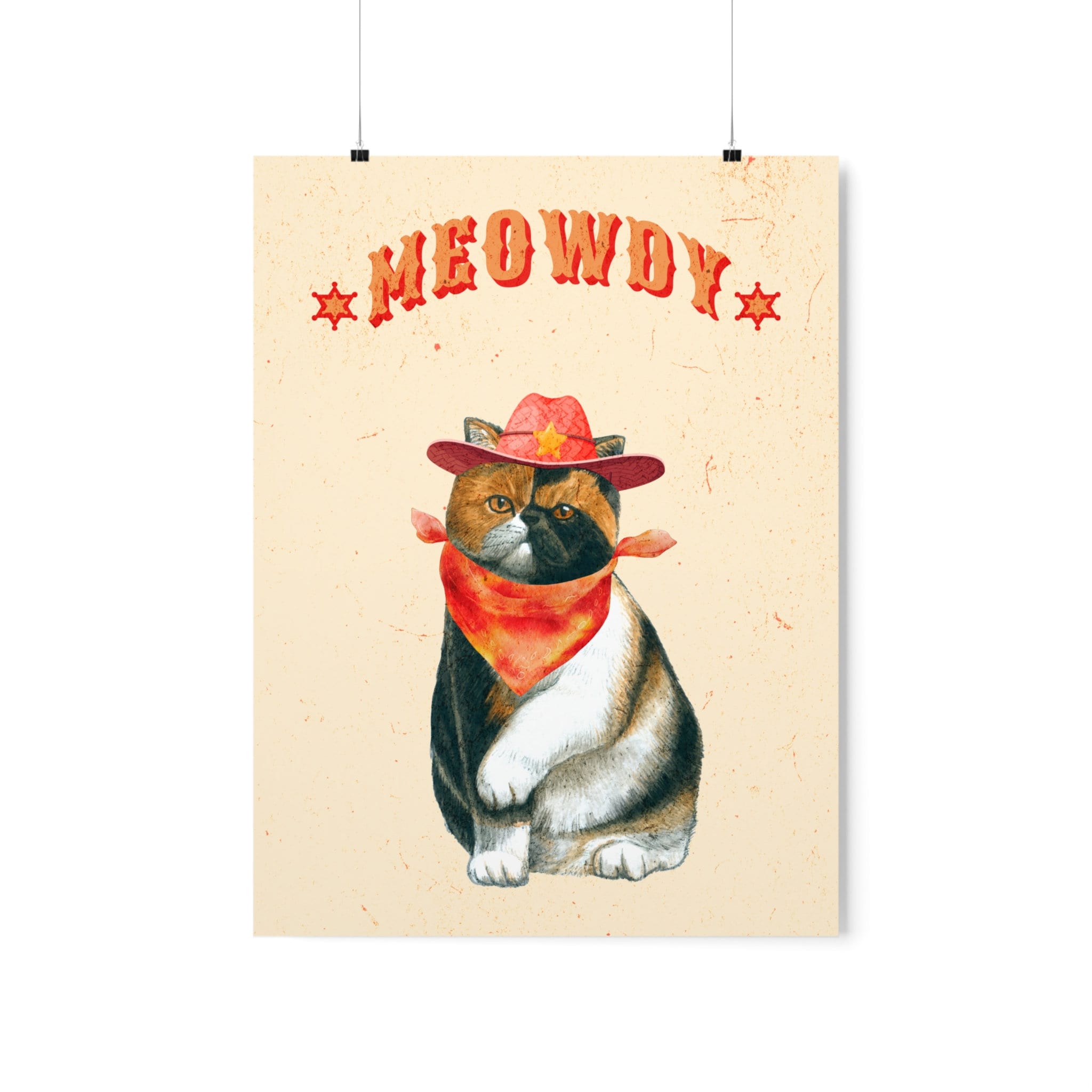 Meowdy Howdy Cat Posters Coconut Girl Room Decor Cat Mom Print - Etsy