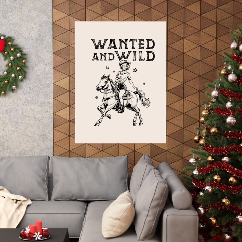 Howdy Posters Wanted and Wild Room Decor Preppy Western Wall Art ...