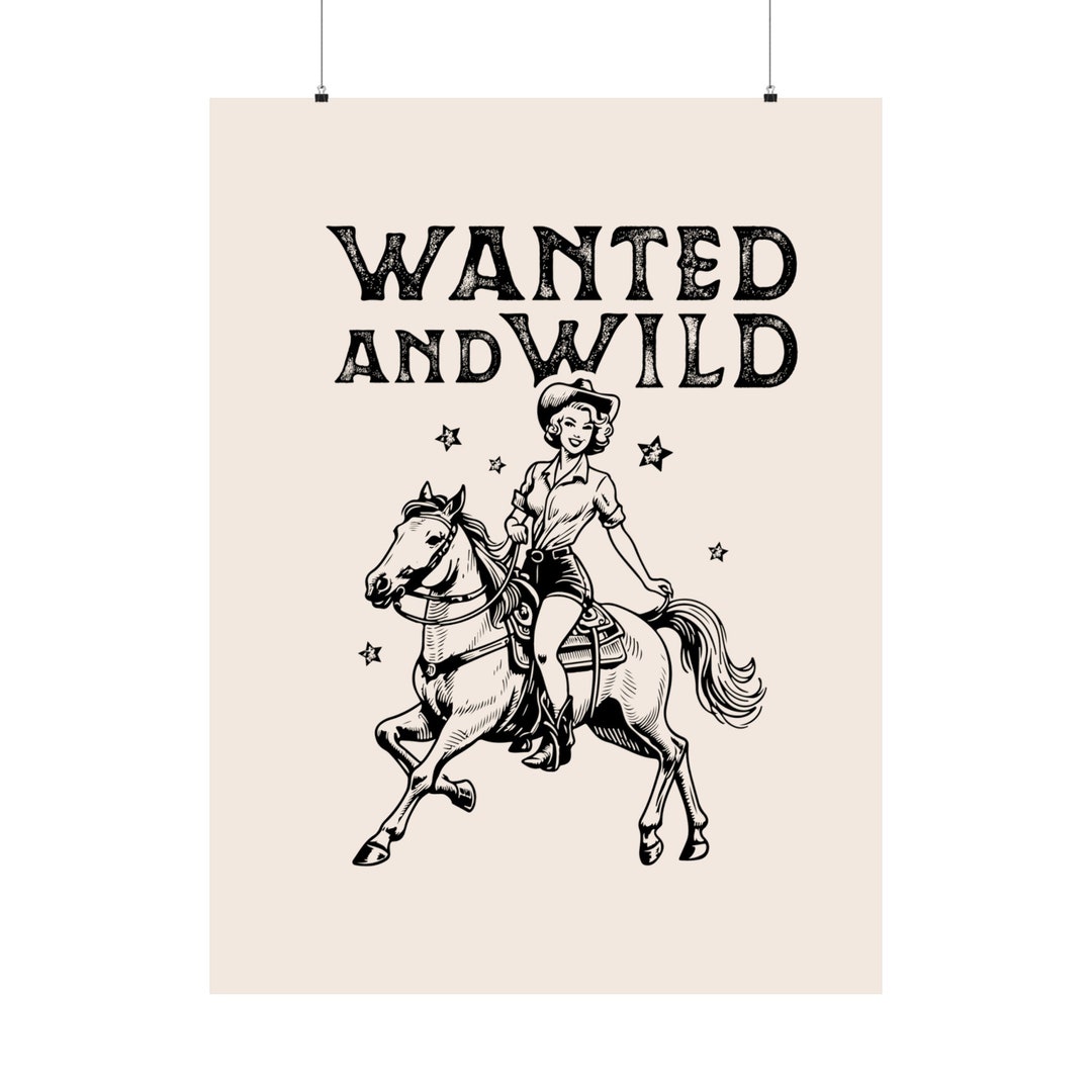 Howdy Posters Wanted and Wild Room Decor Preppy Western Wall Art ...
