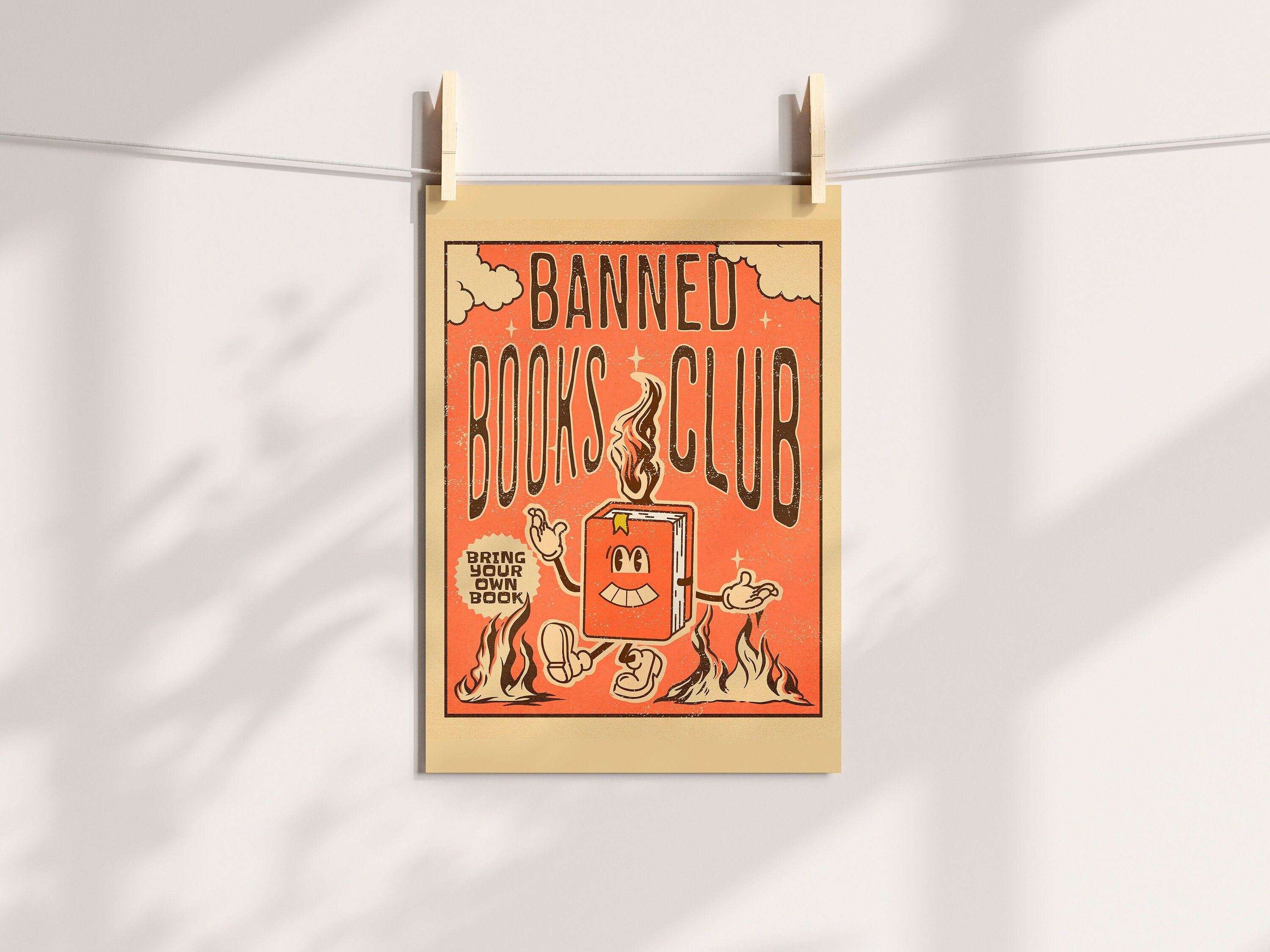 Banned Books Poster, Banned Book Club, Homeschool Classroom Poster ...