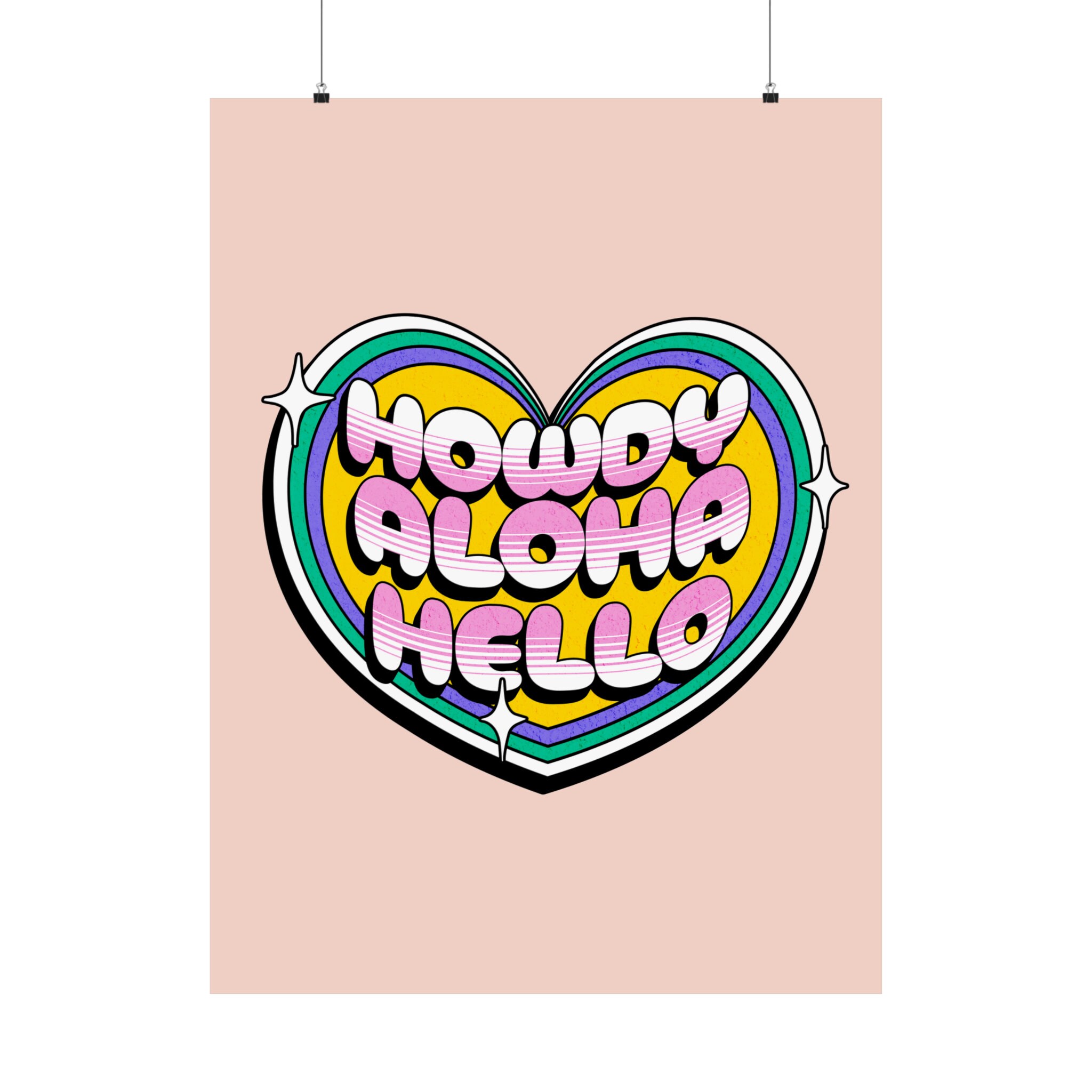 Aloha Howdy Posters Coconut Girl Room Decor Preppy Western - Etsy