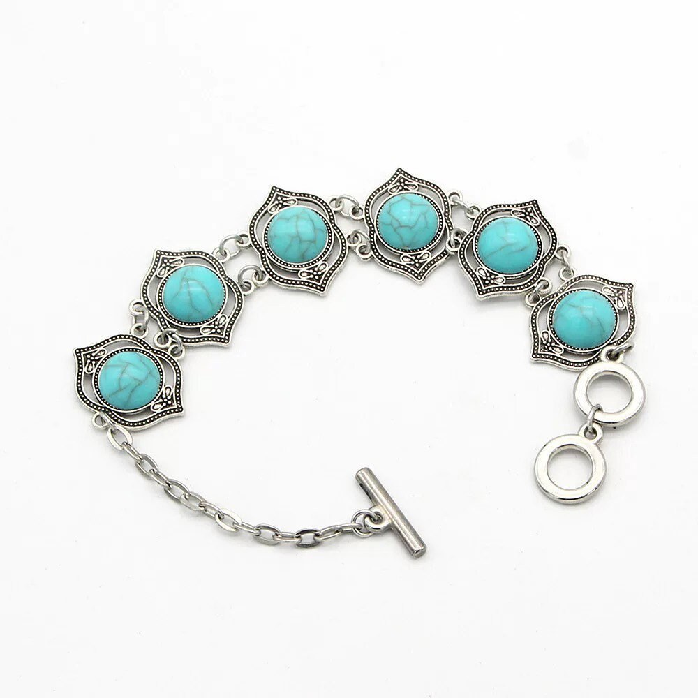 Turquoise Jewelry Set, Turquoise Set, Gift Set, Turquoise Earrings ...