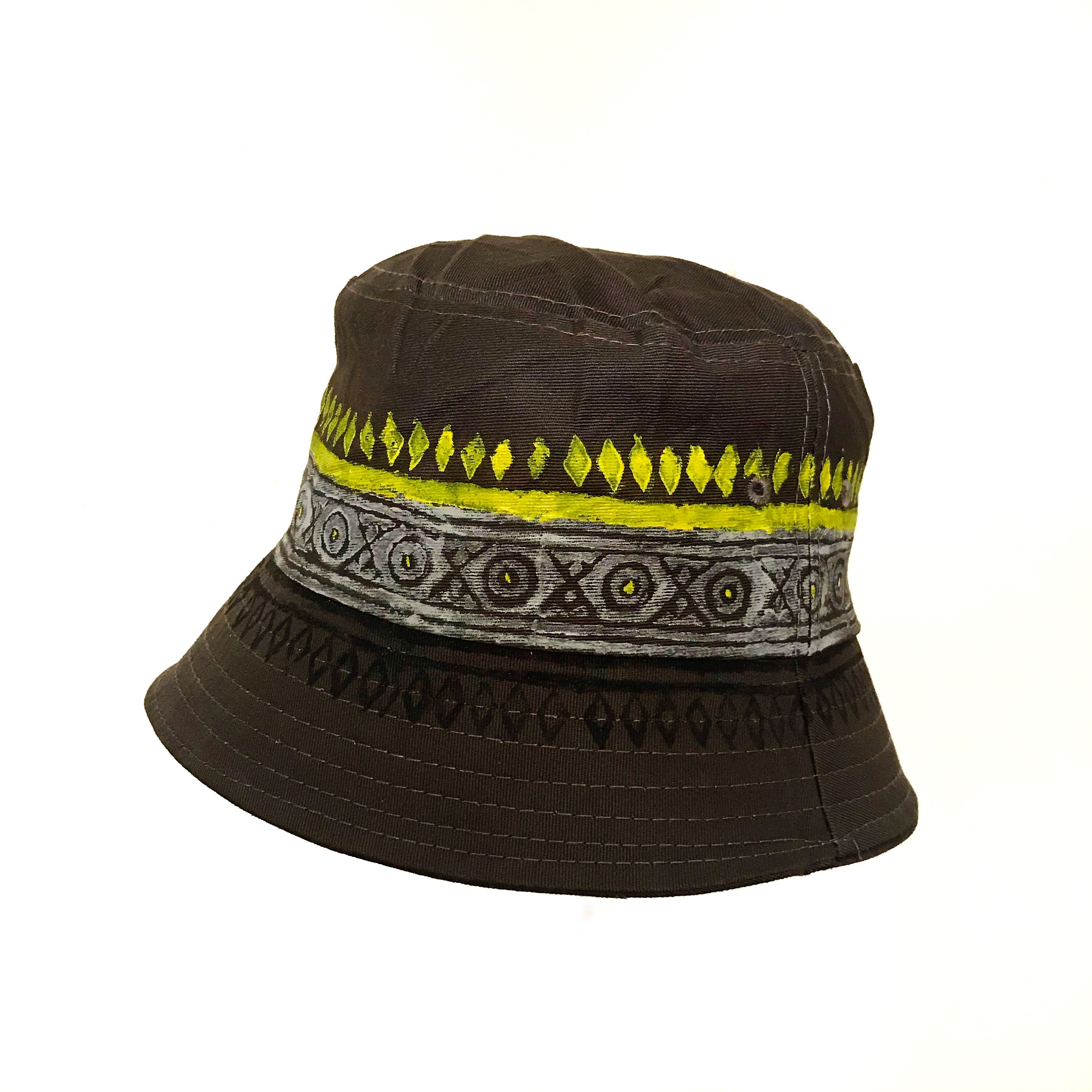 Block Print Bucket Hats - Etsy