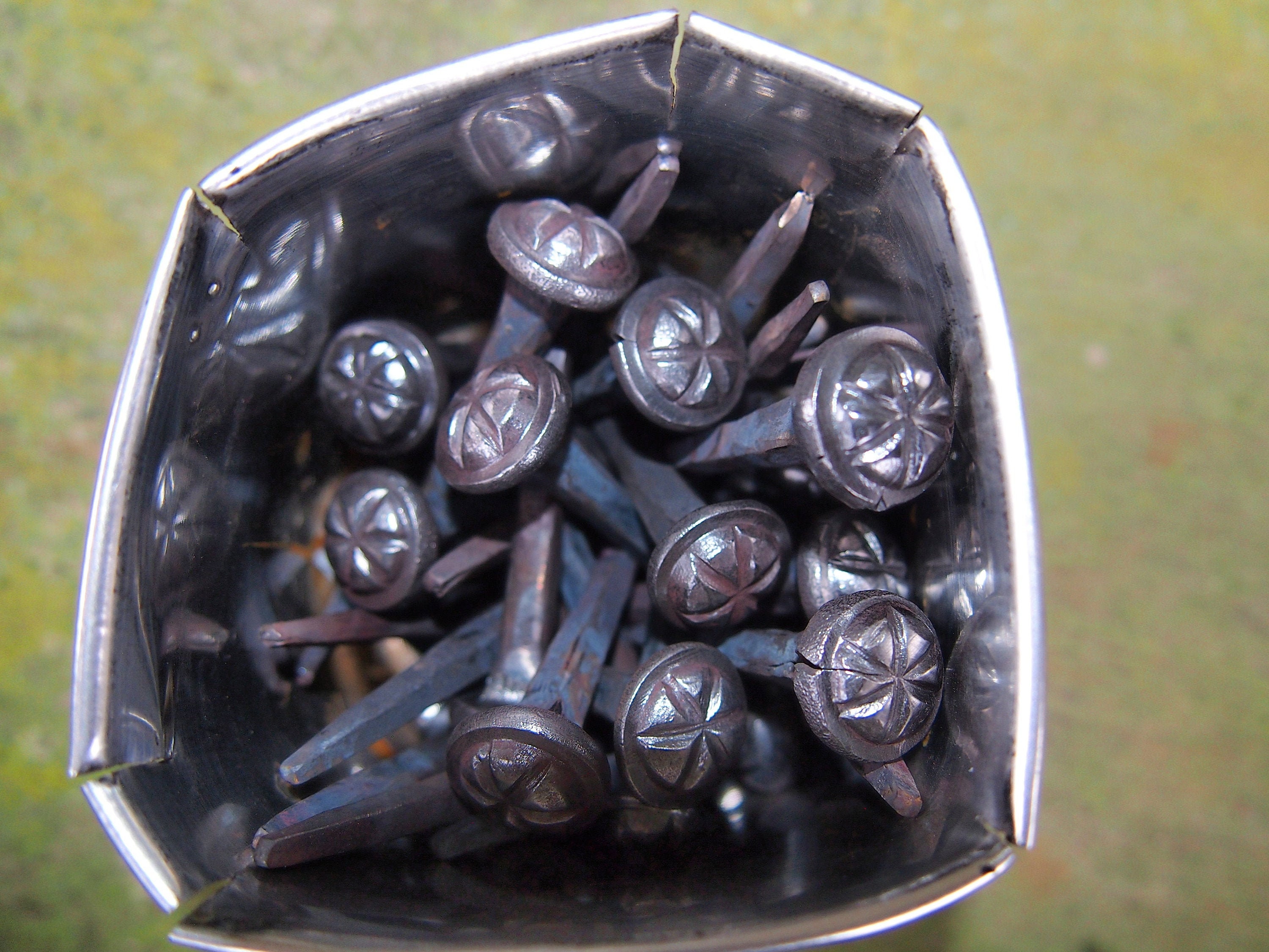 Wrought Iron Nails, Hand Forged - Etsy