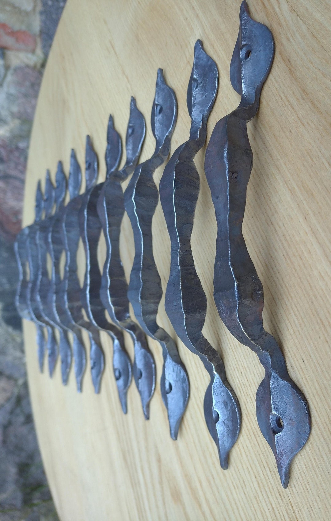 Wrought Iron Solid Handles for Furniture - Etsy