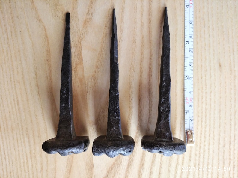 Wrought Iron Nails, Hand Forged - Etsy