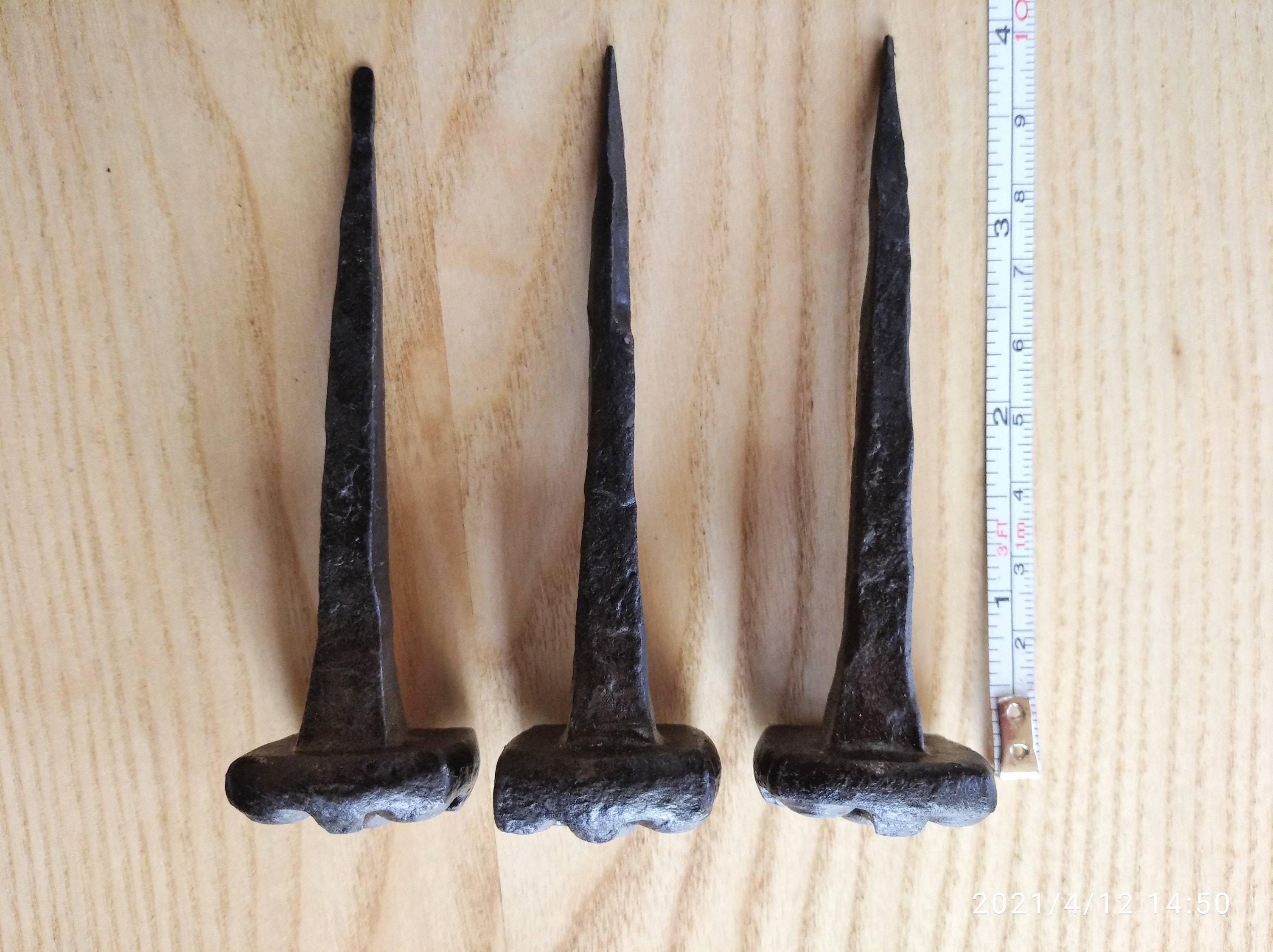 Wrought Iron Nails, Hand Forged - Etsy