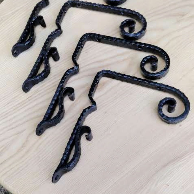 Decorative Iron Brackets - Etsy