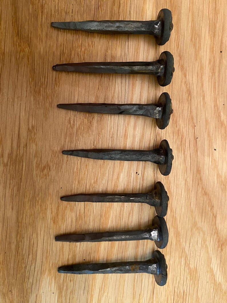 Wrought Iron Nails, Hand Forged - Etsy