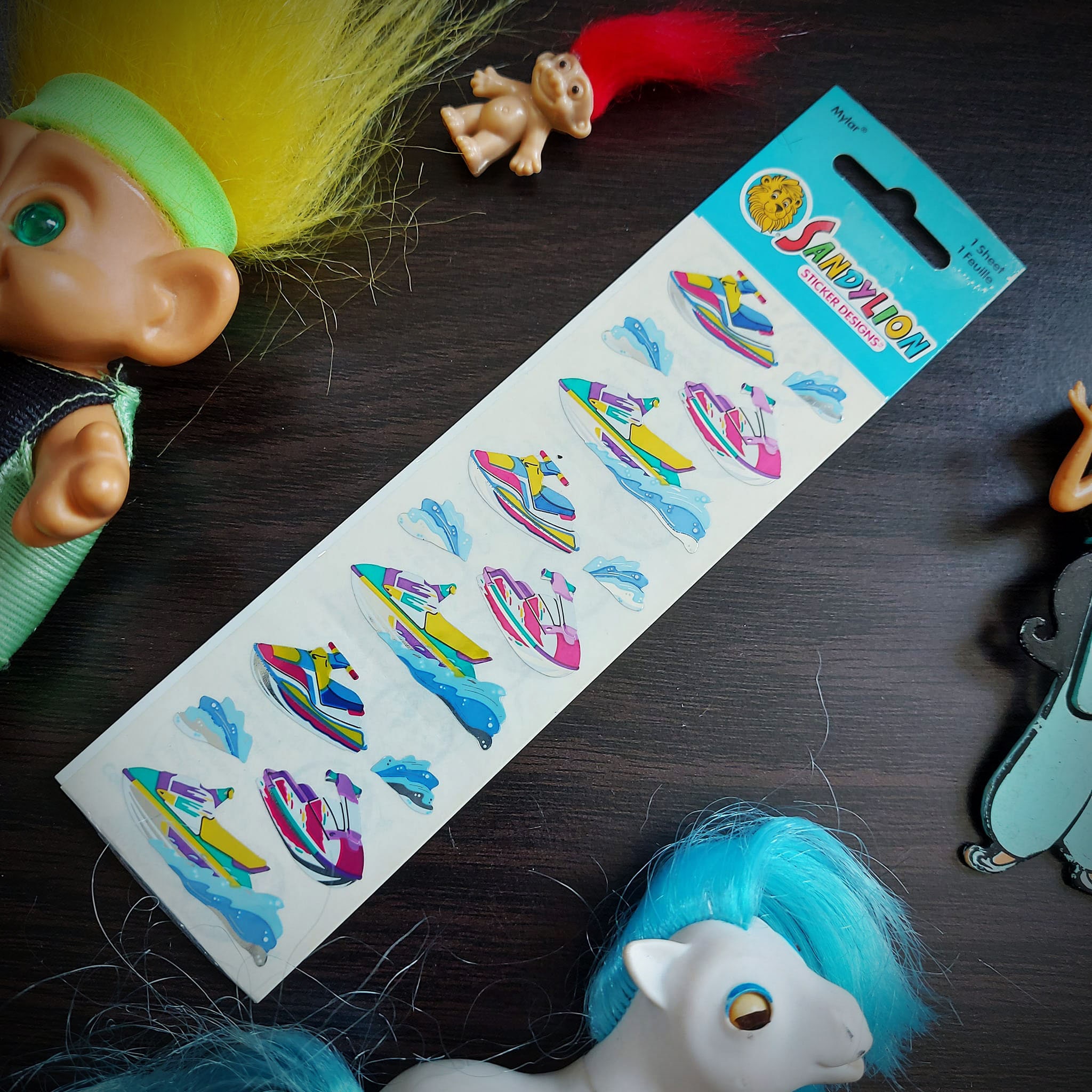 Vintage 90s Sandylion Stickers Sheet NIP New in Package RARE - Etsy