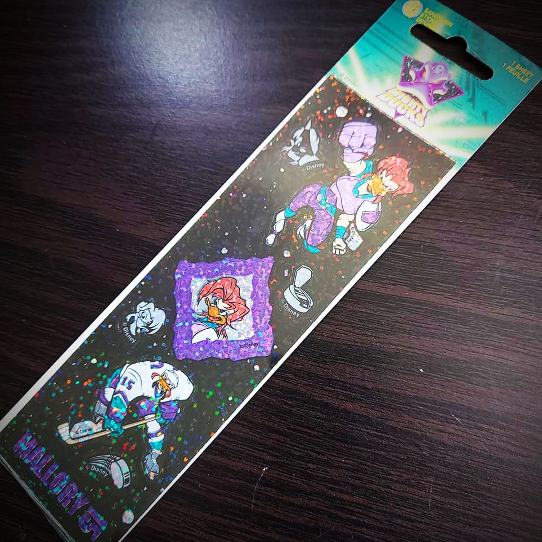 Vintage Prismatic Sandylion Mighty Ducks Mallory Stickers - Etsy