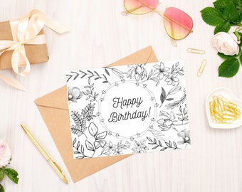 Botanical Birthday | Etsy